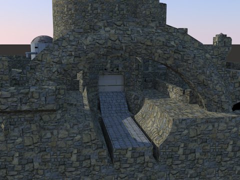 Medieval castle - Saracen style