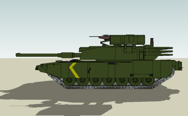 A main battle tank - The finest 3D model ever!