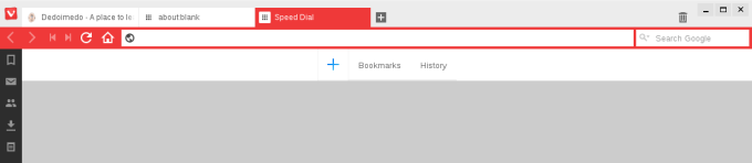 Vivaldi browser - The Four Tabs