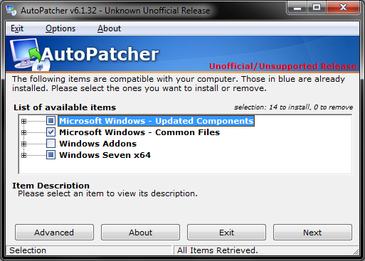 Autopatcher - Fix for slow Windows Updates