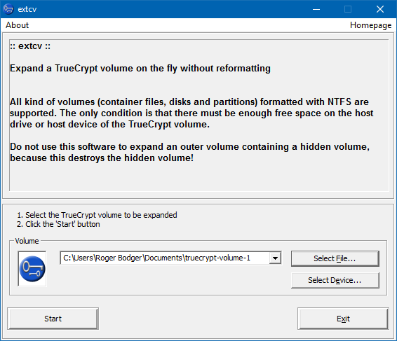 How to extend TrueCrypt volumes - Tutorial