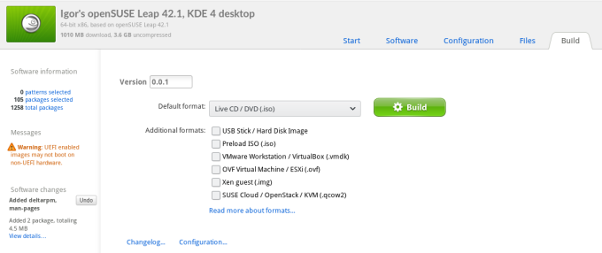 SUSE Studio - Mix it up