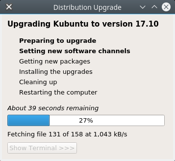 Kubuntu 17.10 upgrade - Should you?