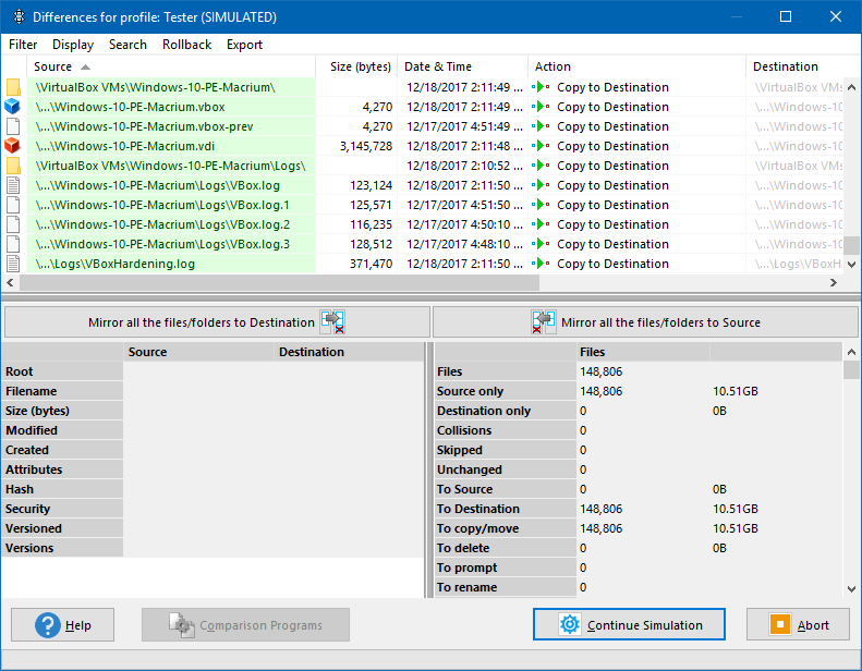 SyncBack Free review - It's elementary, data