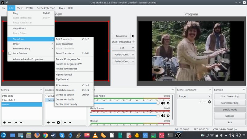 Open Broadcast Software Studio - Ready for the silver screen?