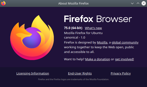 Firefox 75 - Not bad but also not necessary