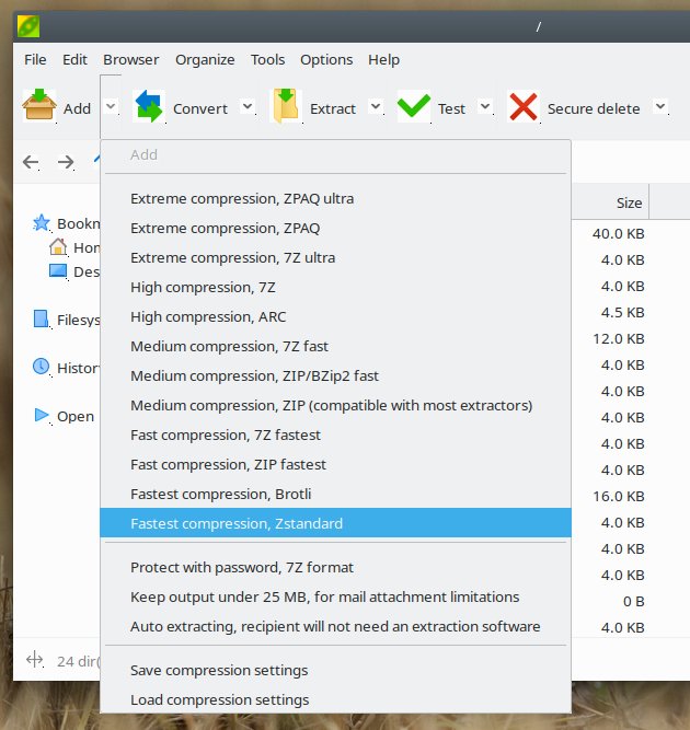 PeaZip - Versatile, powerful and just a wee buggy