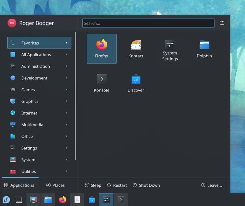 Fedora 34 KDE - Modern but not polished