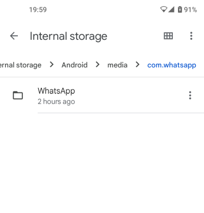 How to fix and restore WhatsApp from a local backup