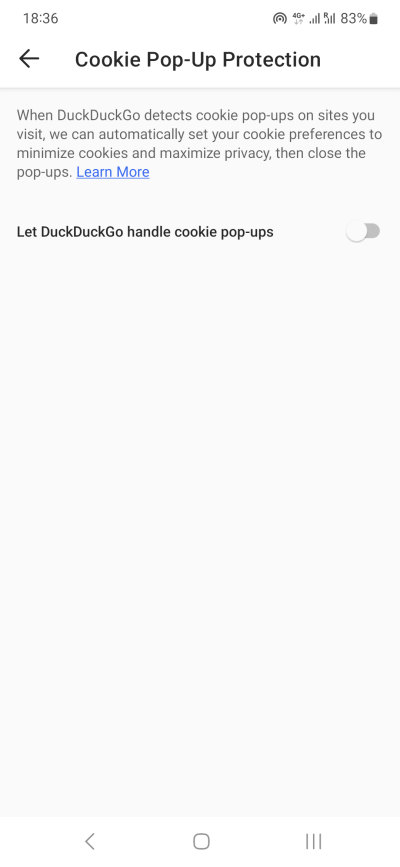 DuckDuckGo browser - Capable, noisy, and not strict enough