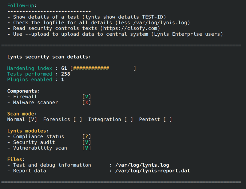 Lynis - Robust security audit tool, but is it for Linux home users?
