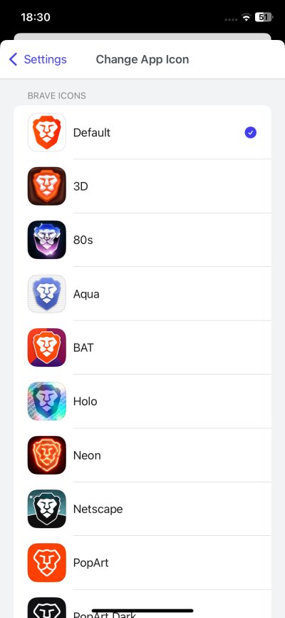 Brave browser on the iPhone - Very, very interesting