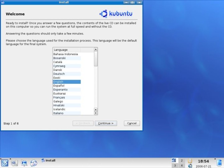 Installing (K)ubuntu Linux - Part 1