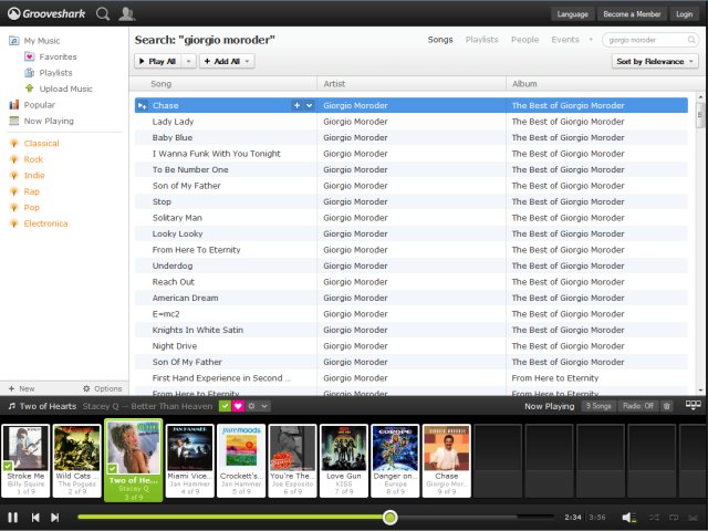 Grooveshark - The perfect online music service