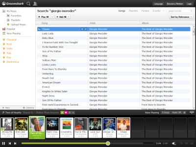 Grooveshark - The perfect online music service