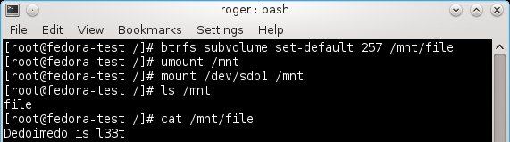 How to create and use BTRFS snapshots - Tutorial