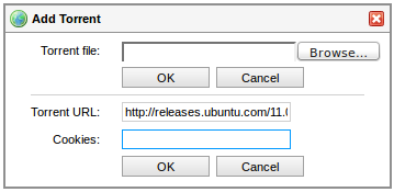 lutorrent - utorrent for Linux