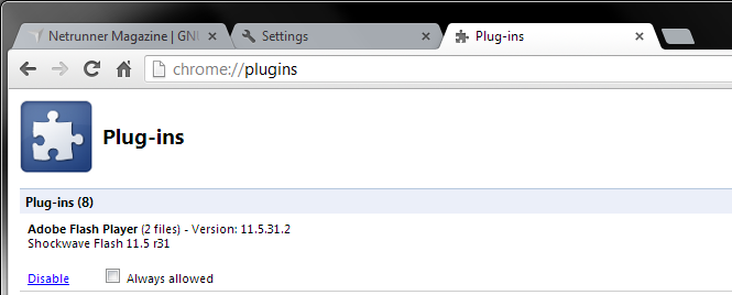Google Chrome Flash problems - Howto & fix