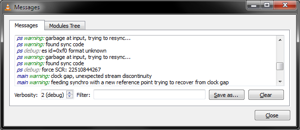 VLC secrets: Logging and how it helps with bad files
