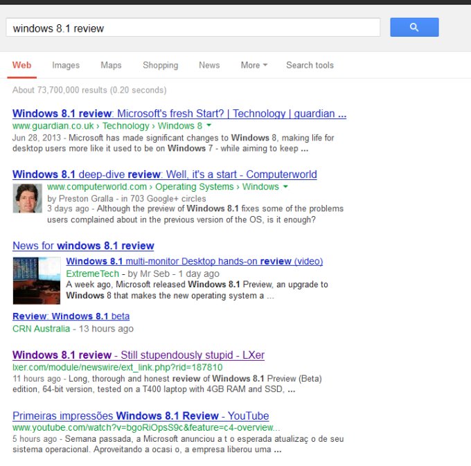 Google, doing what it does best, not