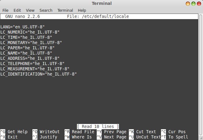 How to fix language and date settings in Ubuntu family