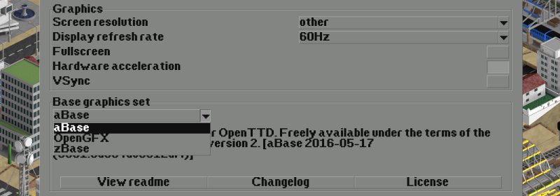 Play OpenTTD with HD graphics